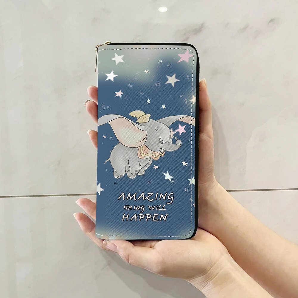 Disney-Dumbo-Elephant-W5599-Anime-Briefcases-Wallet-Cartoon-Zipper-Coin ...