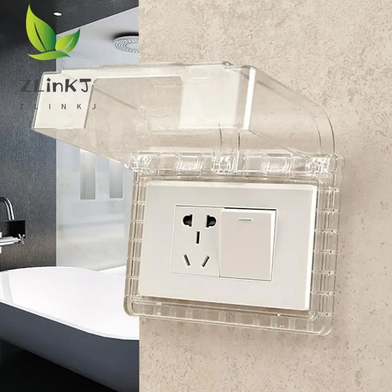 1PC-Self-Adhesive-Waterproof-Electric-Plug-Cover-Splash-Box-Sockets ...