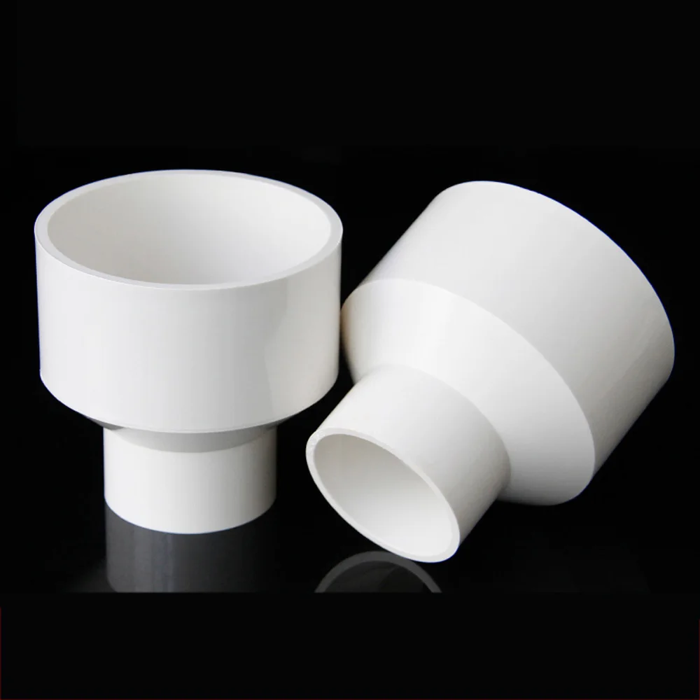 1pcs White Pvc Straight Reducing Socket 160 200mm Weld Pressure Pipe ...