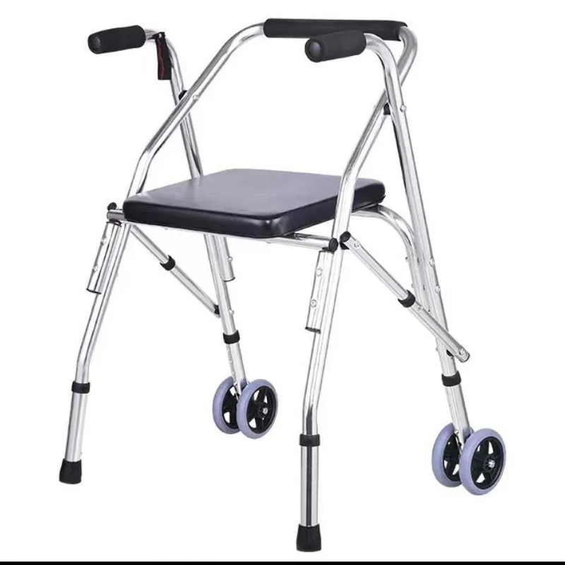 Foldable-Walker-with-Seat-Rollator-Walker-with-Durable-Aluminum-330lbs ...
