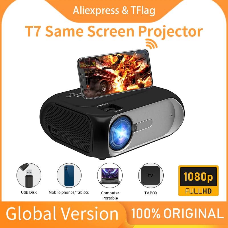 Global-Version-TFlag-T7-Projector-Full-Hd-1080P-Wifi-Mini-LED-Portable ...