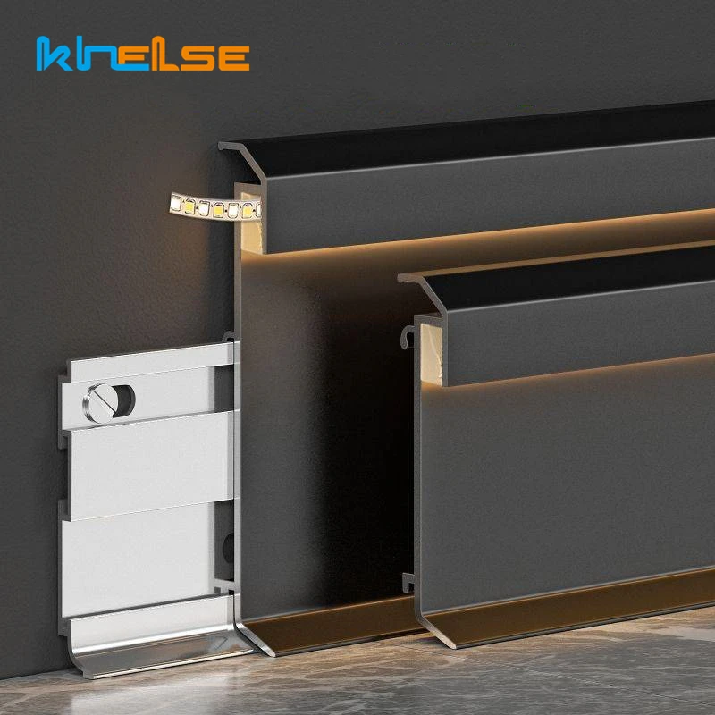 H60-80mm-Thin-LED-Skirting-Line-Simple-Aluminium-Profile-Floor ...