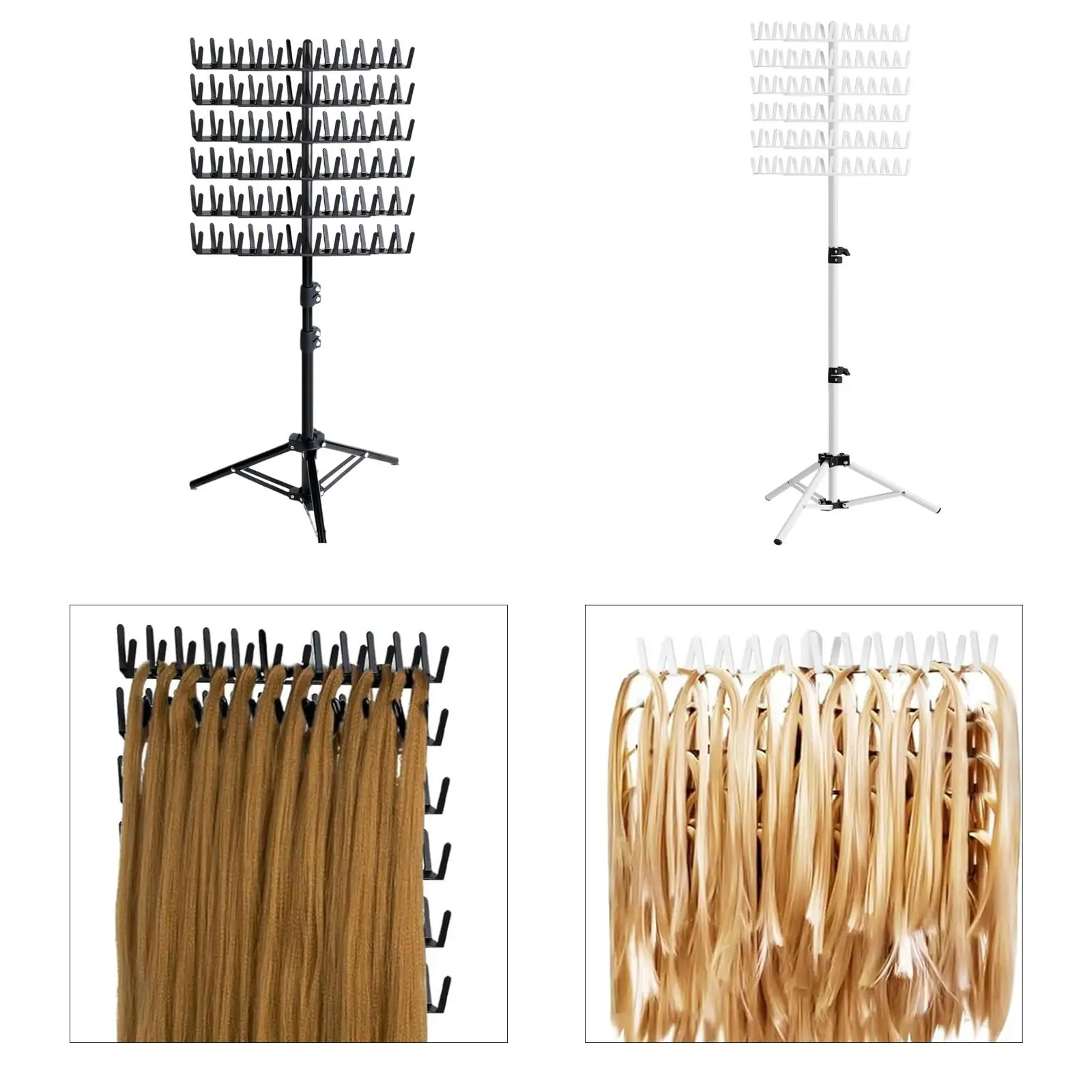 Braiding-Hair-Rack-144-Pegs-Hair-Racks-Adjustable-Height-Hair-Extension ...
