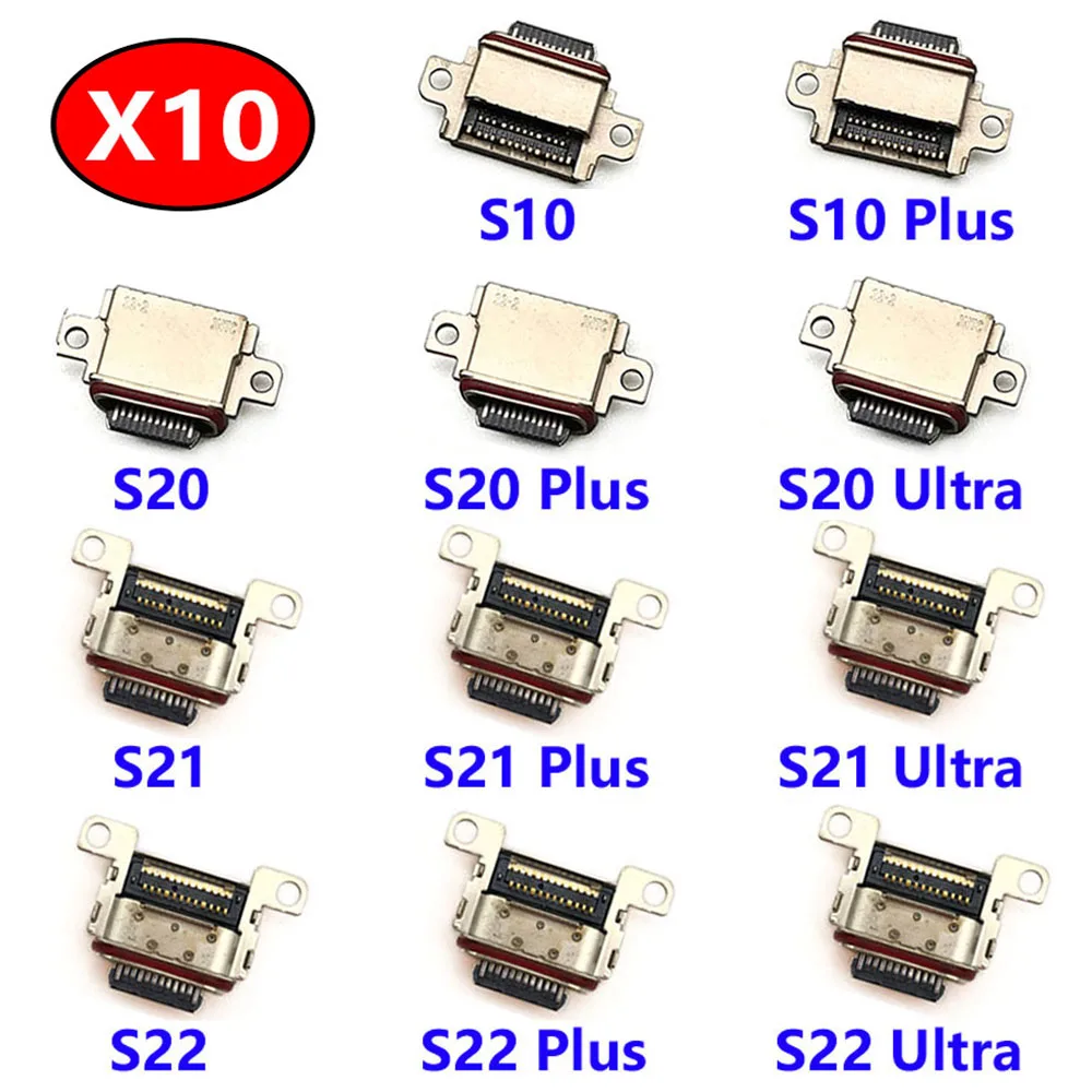 10Pcs-USB-Port-Charger-Jack-Connector-socket-charging-port-For-Samsung ...