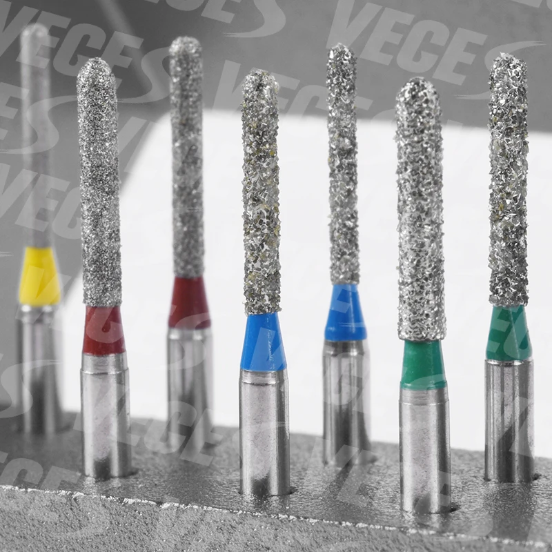 10pcs-set-Dental-Diamond-Burs-SR-Series-For-High-Speed-Drill-Bits-Set ...