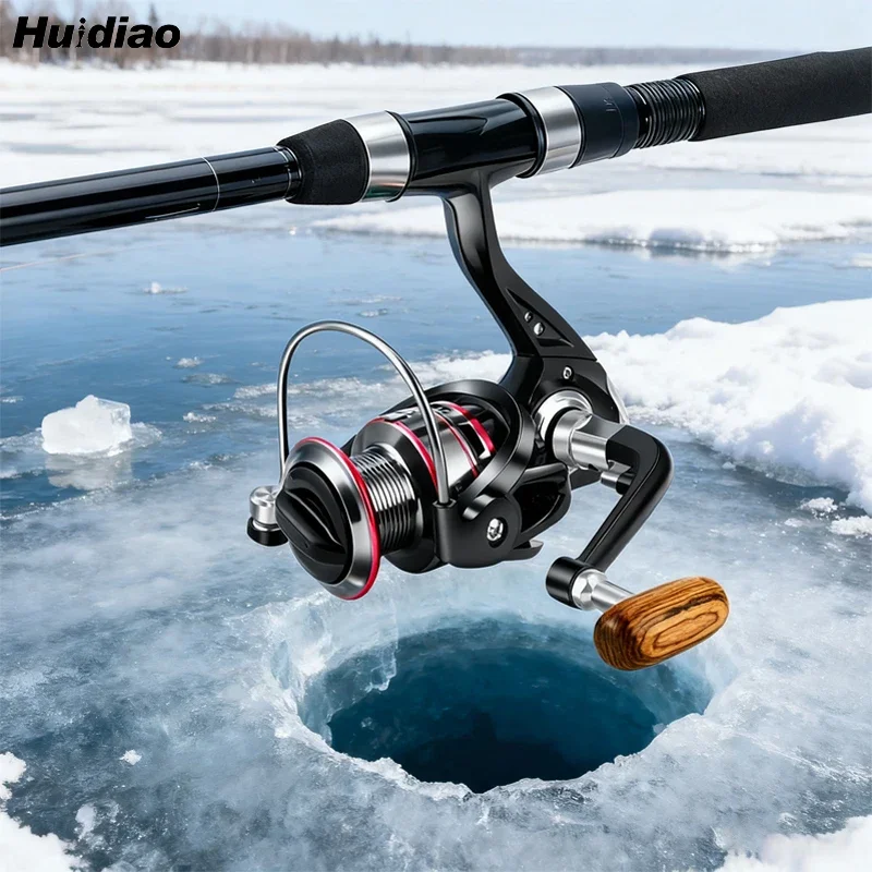 Huidiao Lightweight Mini Spinning Reel 500/800 Series 5.2:1 Gear Ratio ...