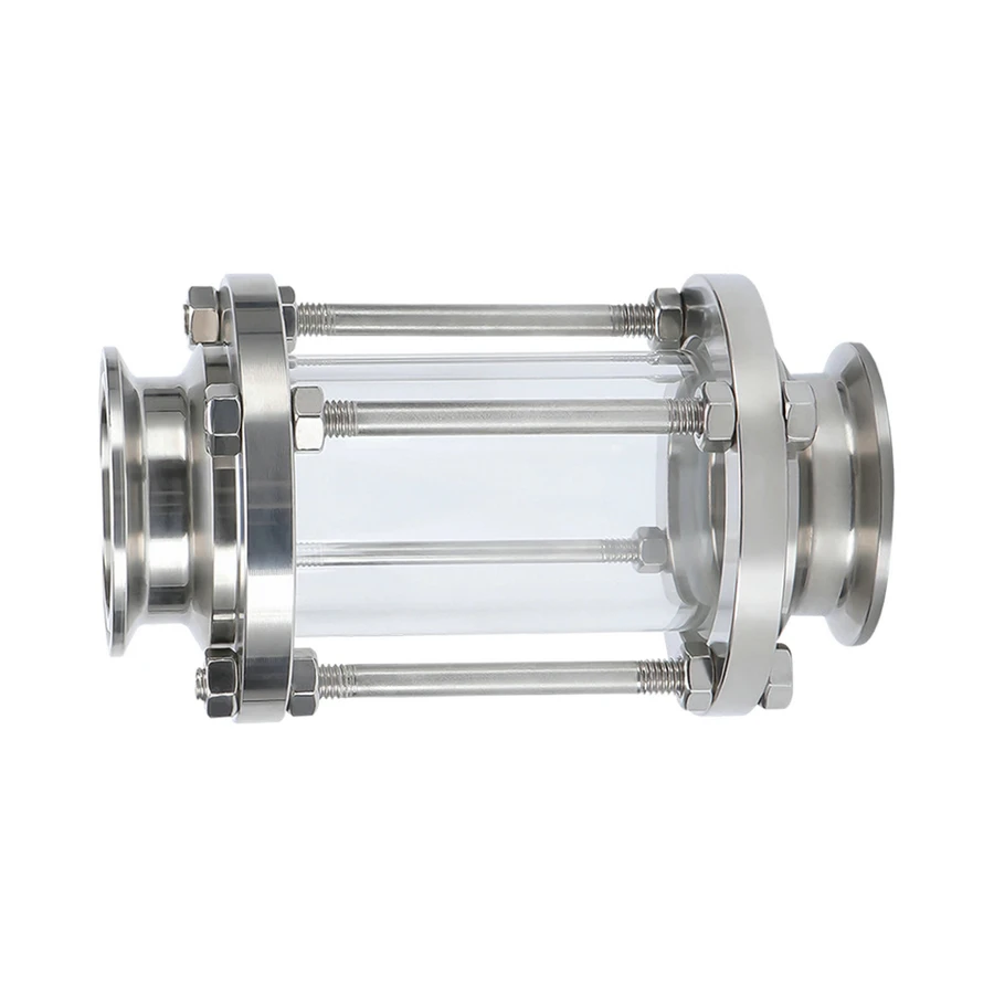 304 Stainless Steel Tri Clamp Type In-Line Sight Glass With Tri Clamp ...