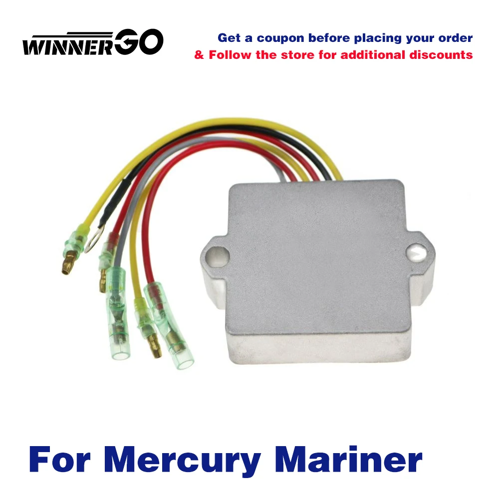 Voltage Regulator Rectifier Fit for Mercury Mariner Outboard 12 Volt 6 ...
