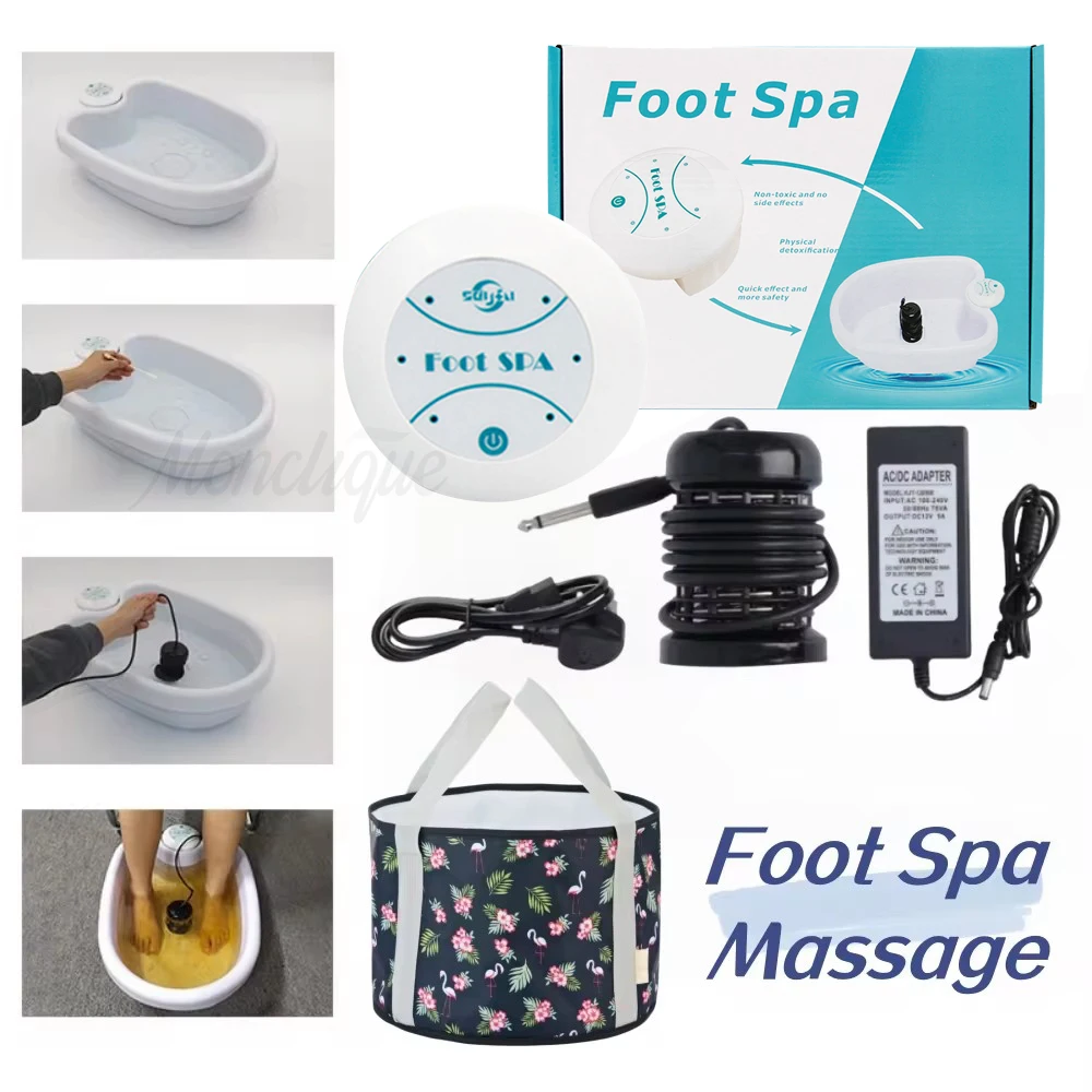 Detox Foot Spa Bath Massager Electric Foot Bath Footbath Calf Footspa ...