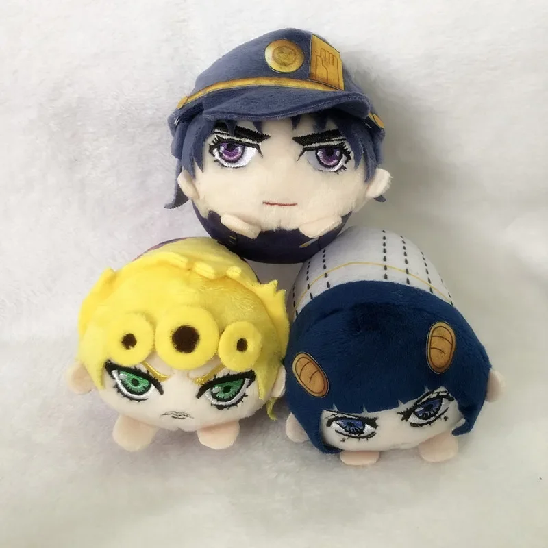 10cm-Cartoon-Kawaii-Anime-Small-Plushies-Kujo-Jotaro-Kakyoin-Noriaki ...