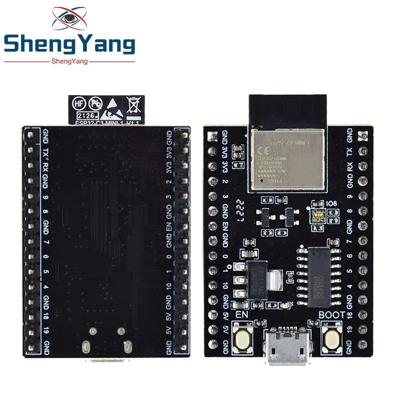 ESP32-C3-Conselho-de-Desenvolvimento-WiFi-Bluetooth-5-0-Equipado-com ...