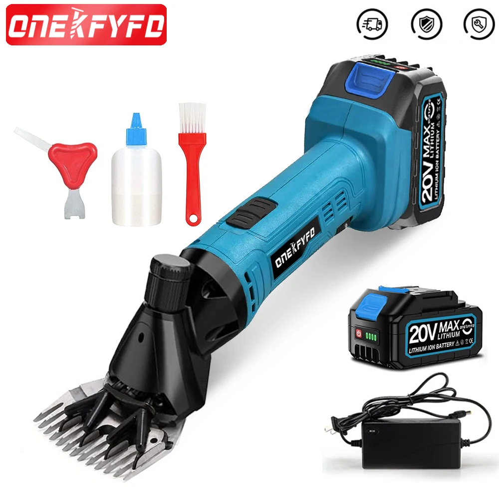 6-Speed-13-Teeth-Wireless-21V-Electric-Wool-Shears-Professional ...