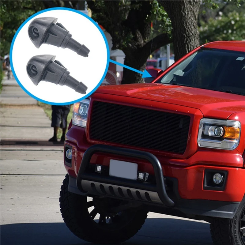 2-Pcs-Adjustable-DUAL-Hole-Windshield-Washer-Nozzle-Wiper-Water-Spray ...