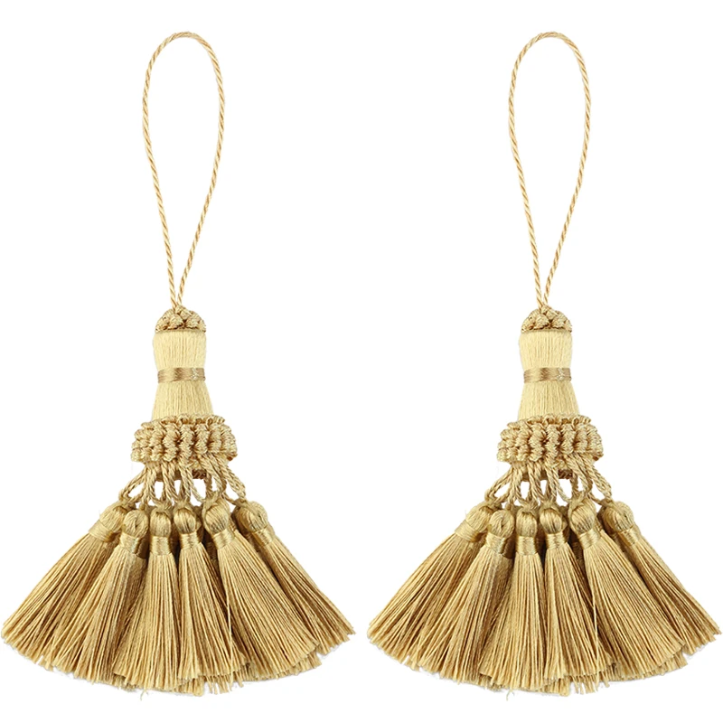 1Pc Small Tassel Fringe Trim Craft Tassel Curtain Hanging Pendant DIY ...
