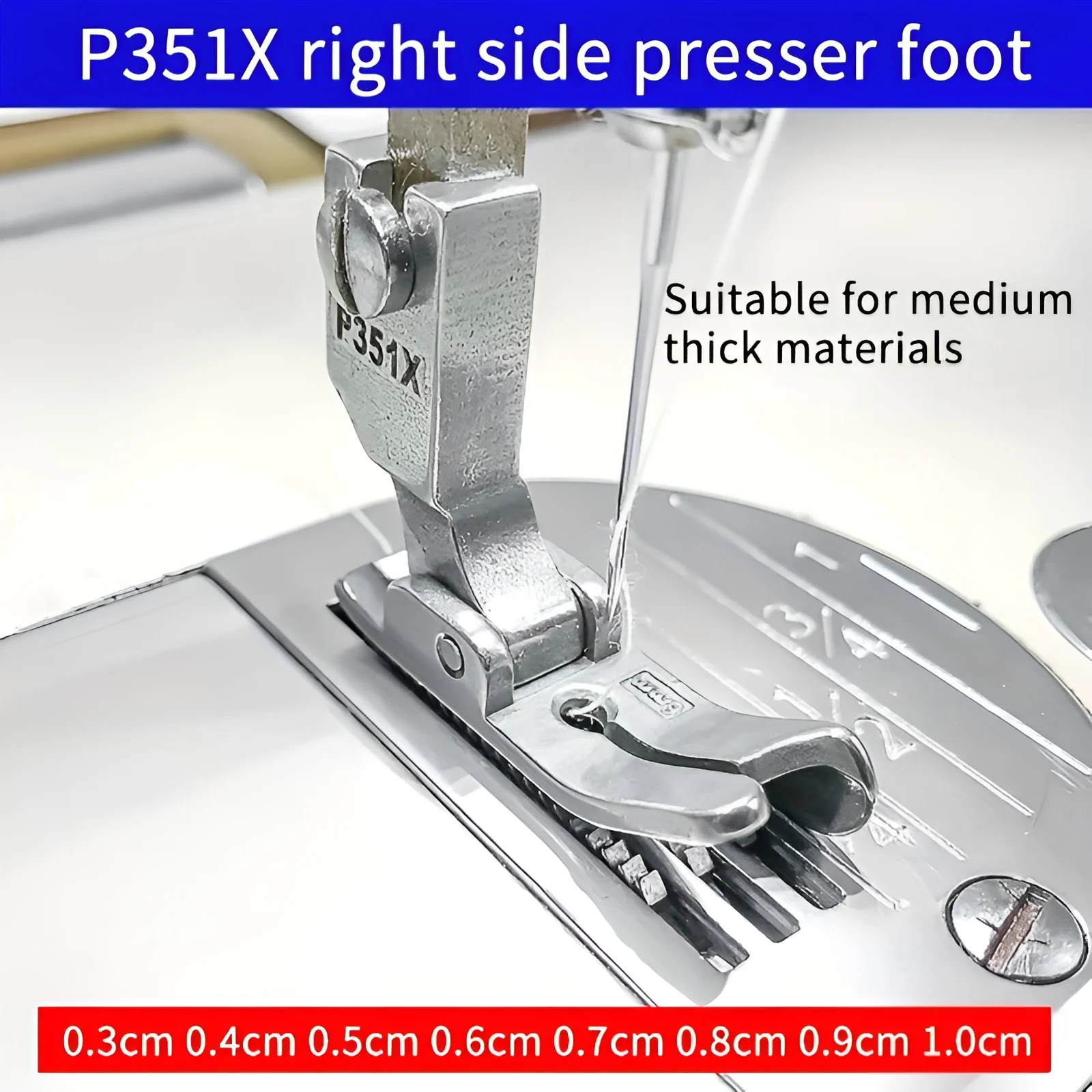 1pcs-Flat-car-presser-foot-P351x-right-side-presser-foot-computer-flat ...