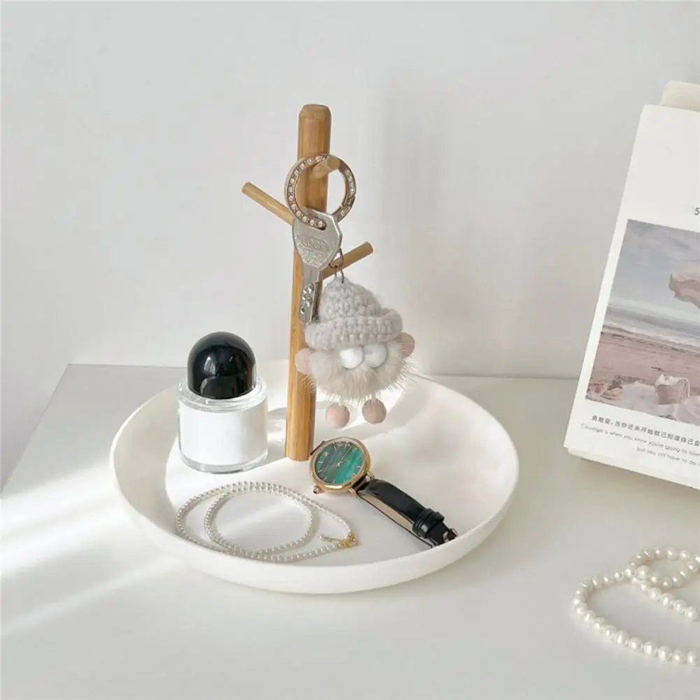 New-Nordic-Key-Jewelry-Tray-with-3-Tier-Wooden-Branches-Space-saving ...