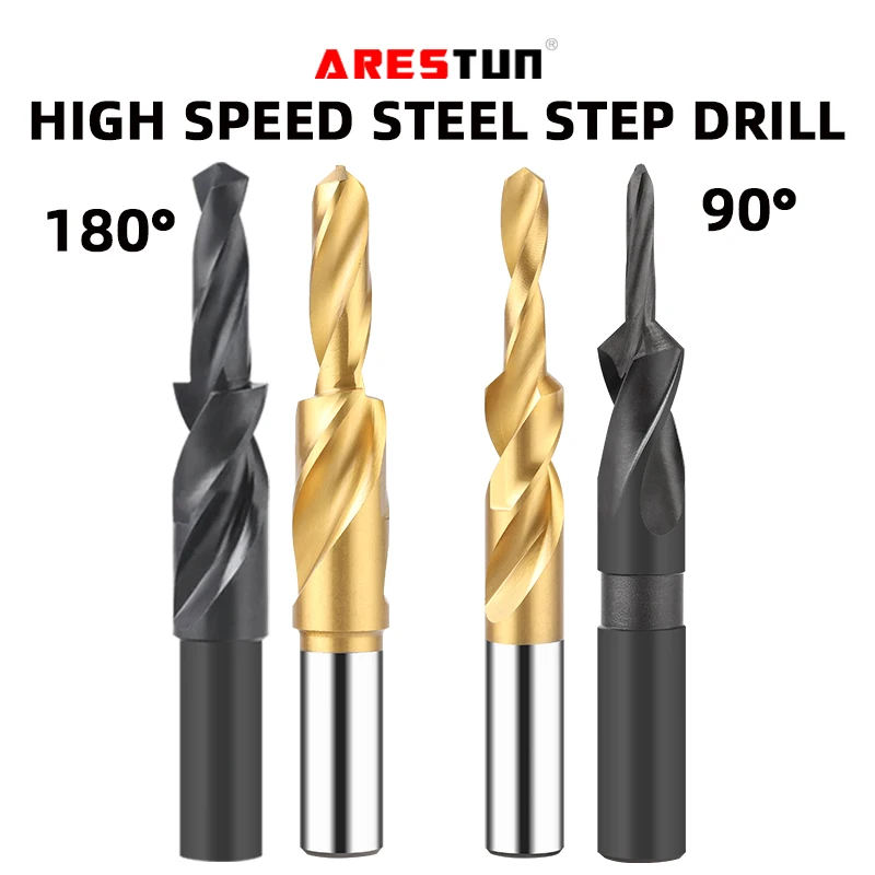 Arestun-Counterbore-Twist-Step-Drill-Dual-Cutting-Bit-HSS-for-Metal-90 ...