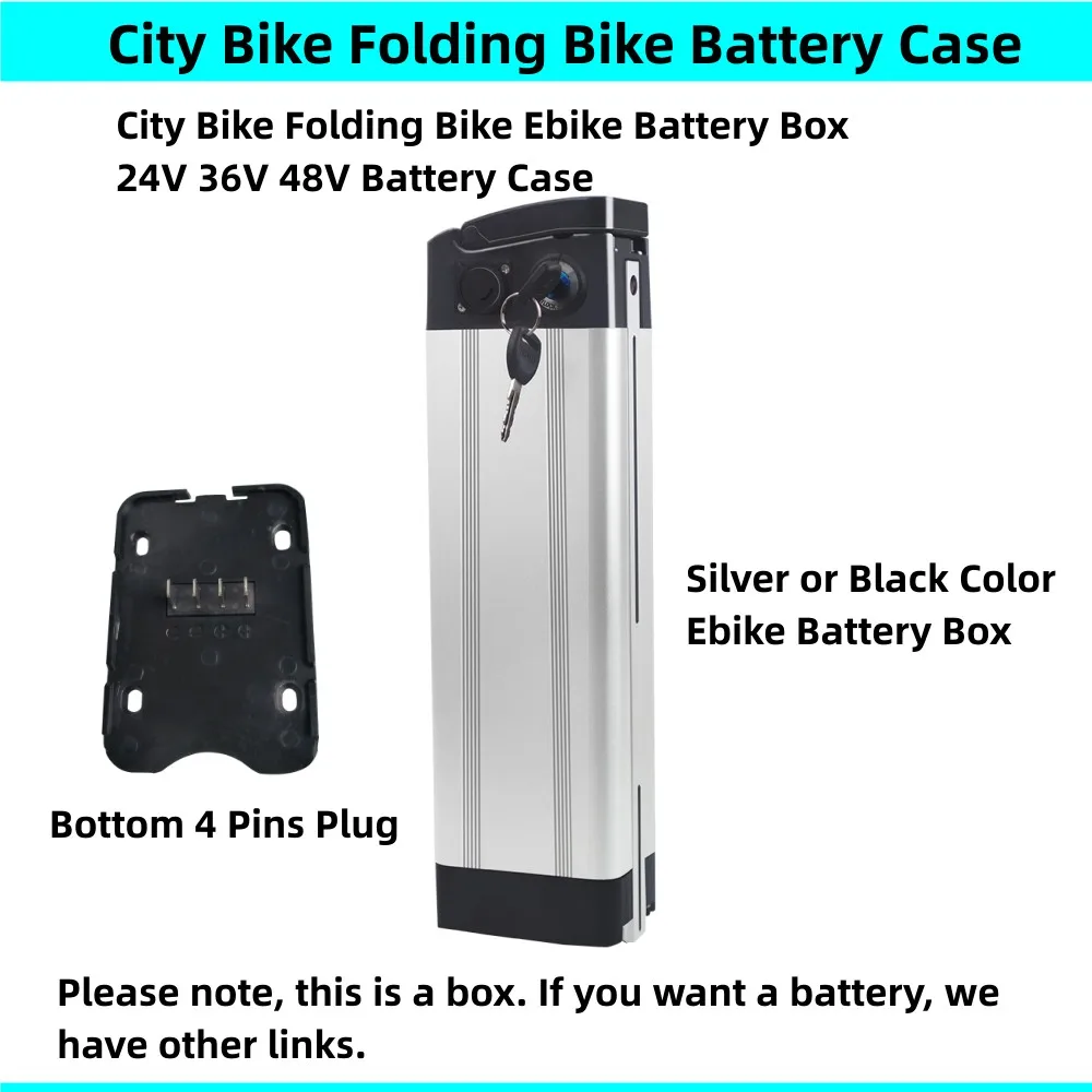4pins-Connector-Silver-Fish-Ebike-Battery-Box-City-Bike-Fat-Bike ...