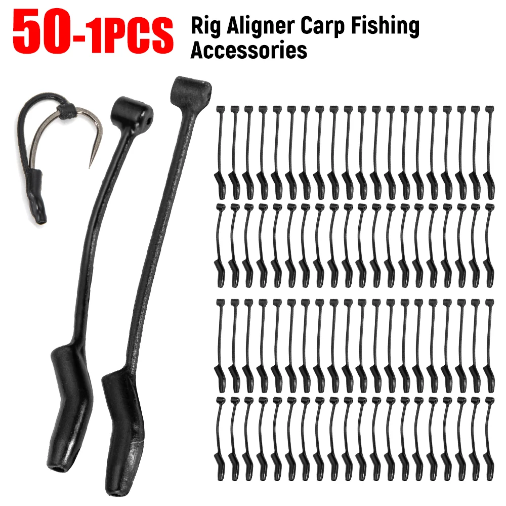 50-1PCS-Rig-Aligner-Carp-Fishing-Accessories-D-Rig-Kicker-Hook-Line ...