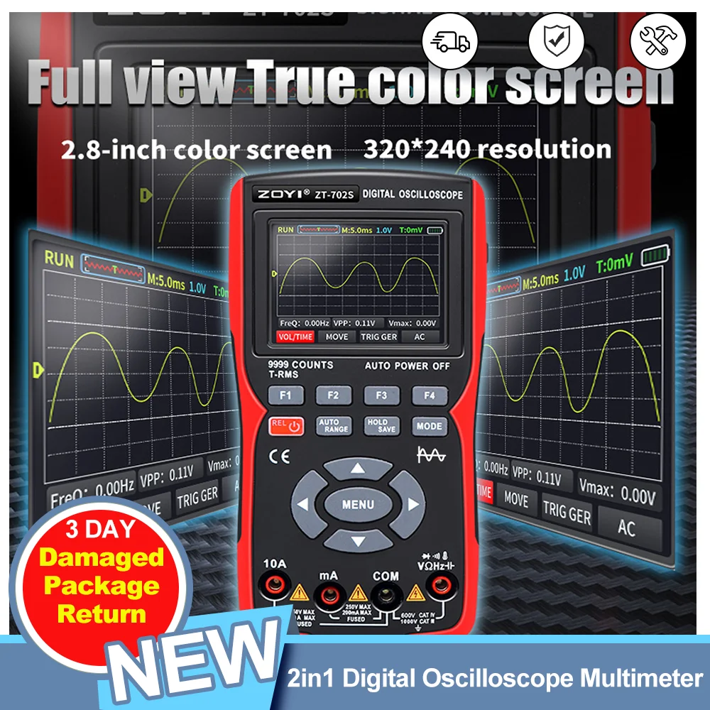 2in1-Digital-Oscilloscope-Multimeter-48MSa-s-Sampling-Rate-10Mhz ...