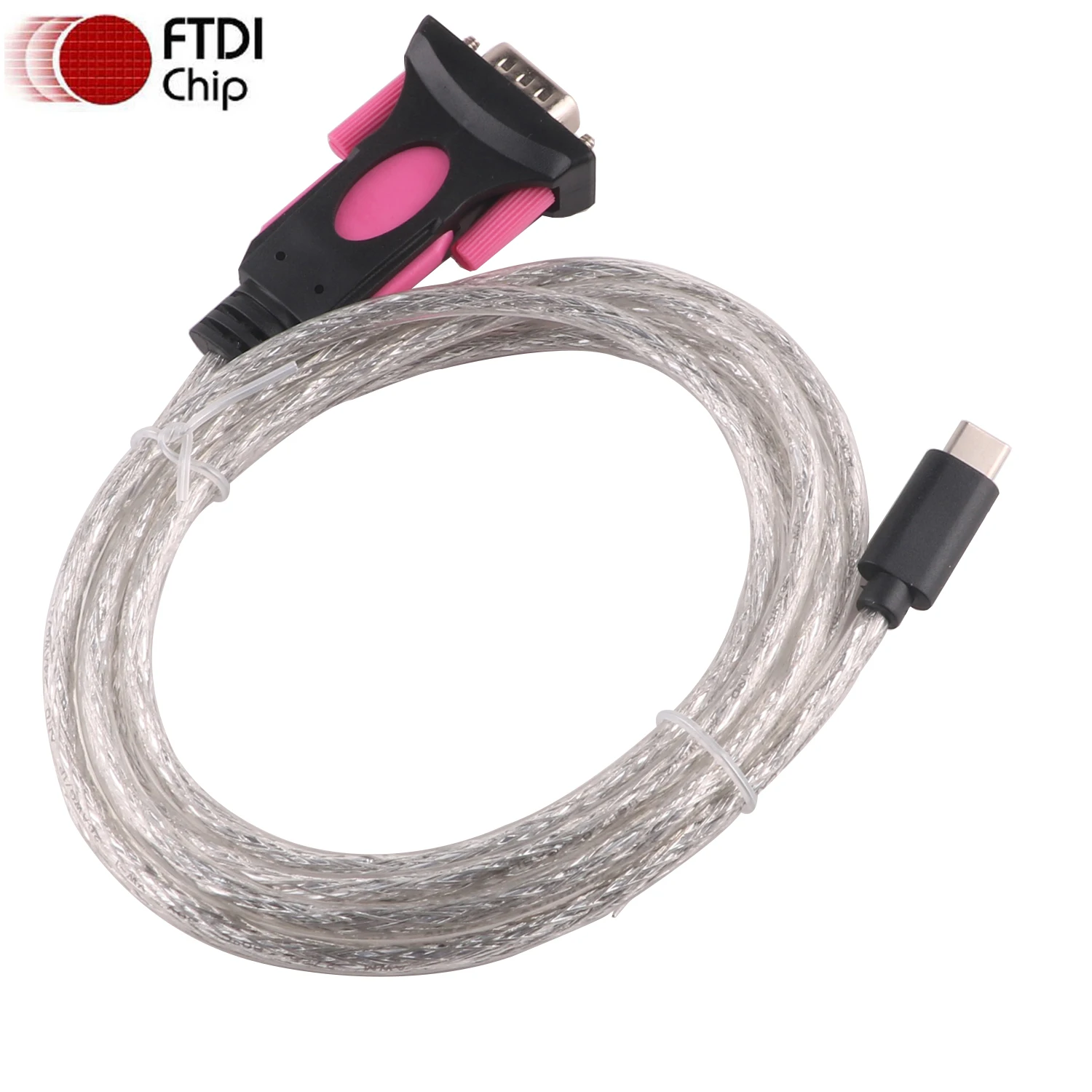 FTDI FT232RL USB C to DB9 COM PORT RS232 Serial Adapter Converter ...