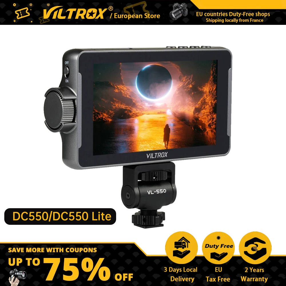 VILTROX-DC-550-Monitor-Professional-Camera-Studio-4K-30Hz-HDMI-Touch ...