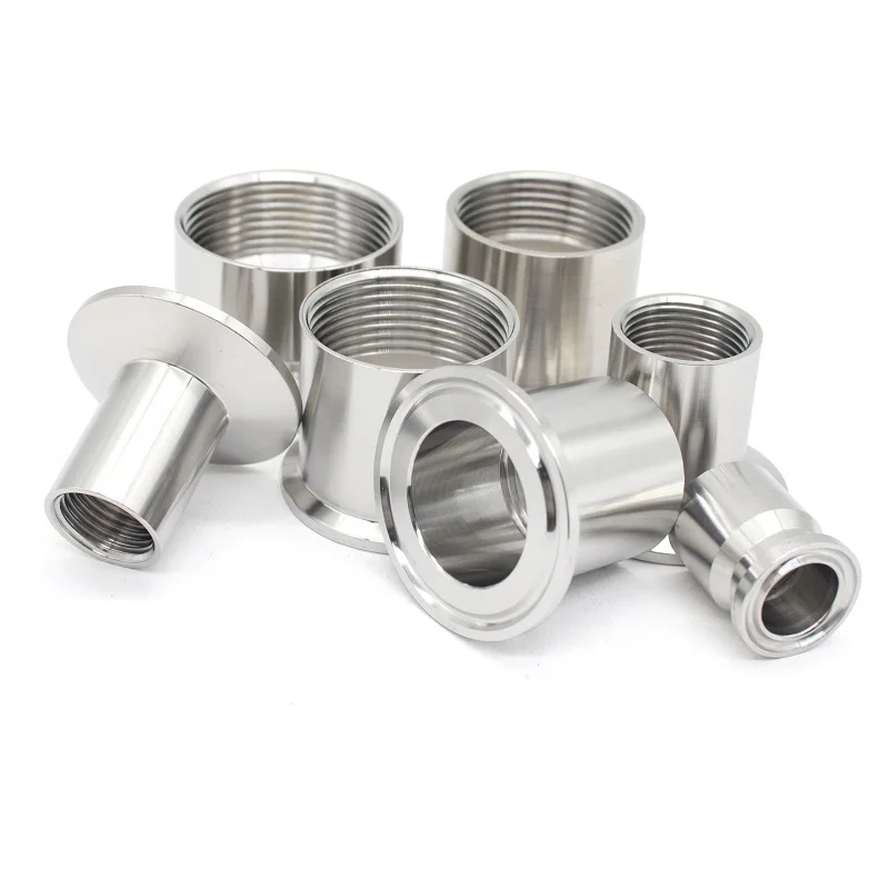 1/2 "-2" (DN8-DN50) BSPT Internal Thread Ferrule Fitting SS304/SS316L Sanitary Grade Stainless ...