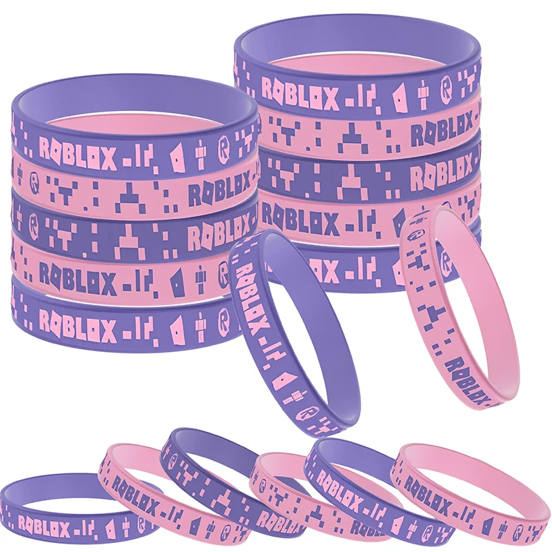 Roblox Girl Party Wristbands Model 2 Color Sports Silicone Bracelet ...
