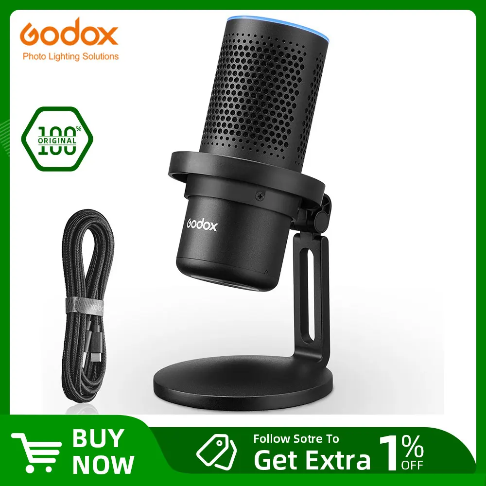 Godox-EM68-EM68G-RGB-USB-Condenser-Micophone-E-sports-Cardioid ...