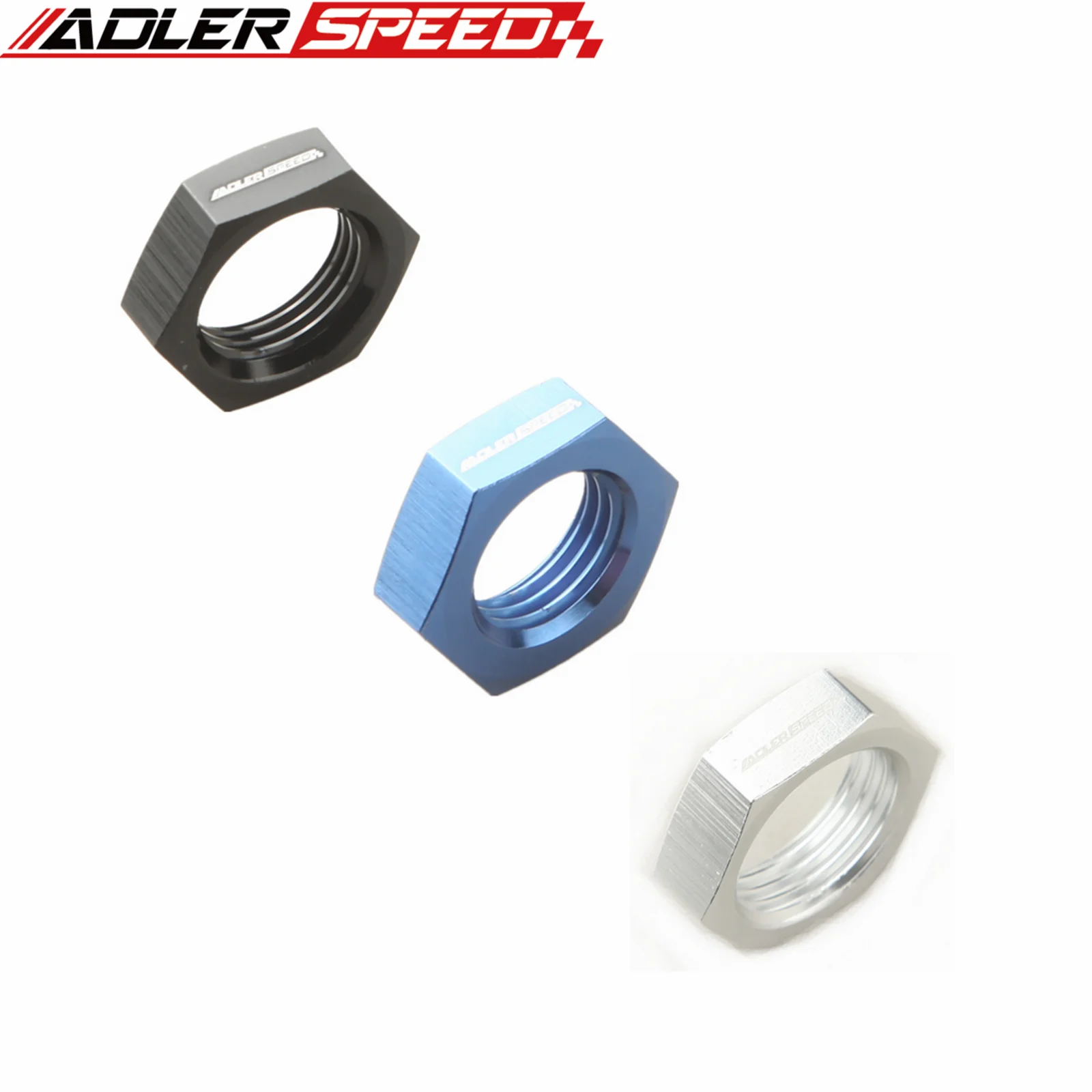 3AN 4AN 6AN 8AN 10AN 12AN 16AN Aluminum Bulkhead Nut Fitting Adapter ...