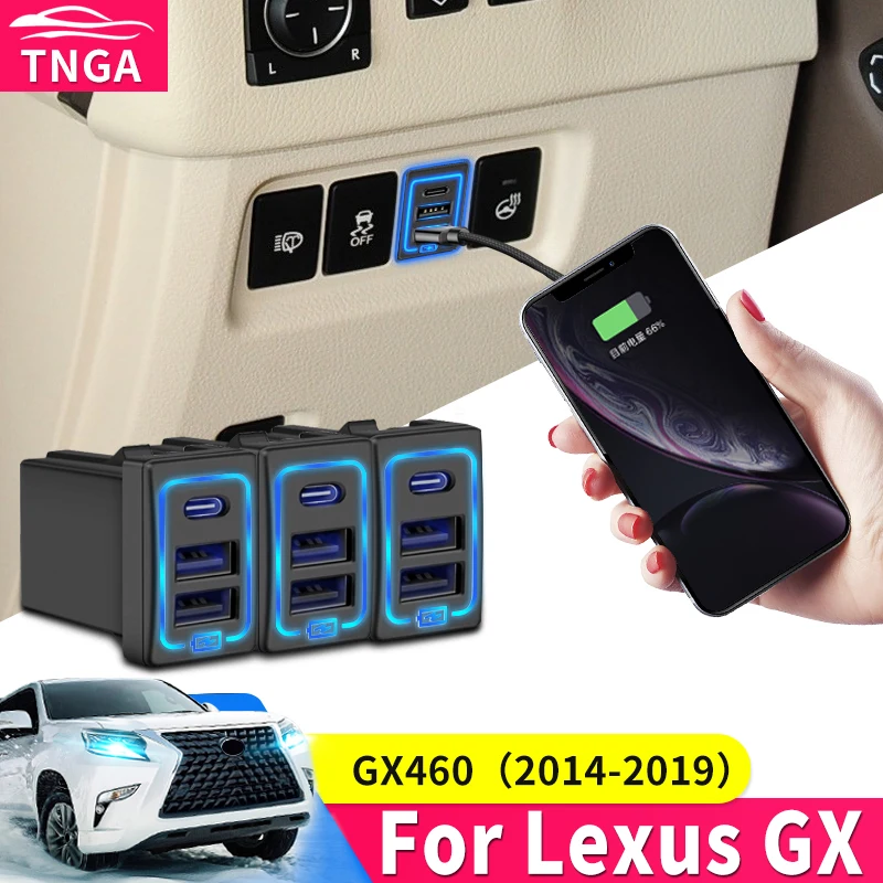 For Lexus Gx460 2010-2022 2021 2020 Usb Charging Plug Pd Type C Fast ...