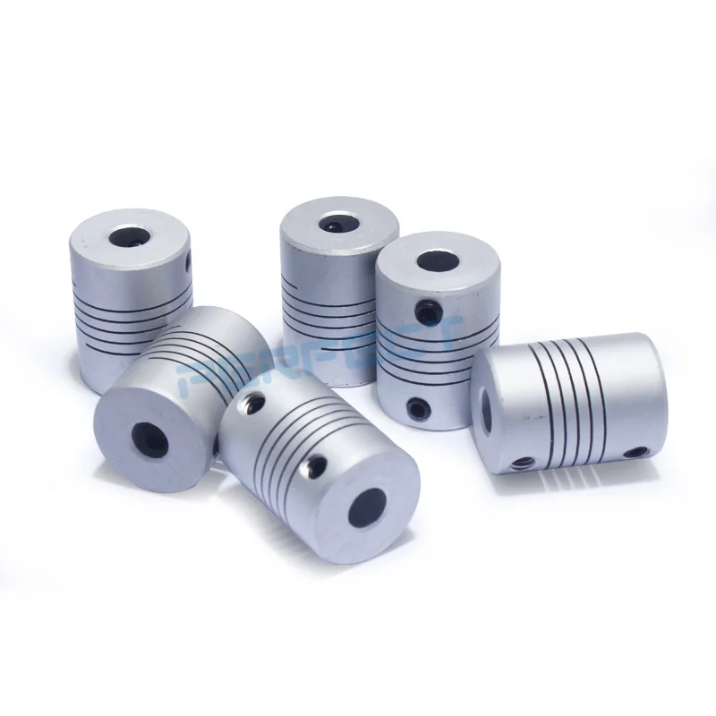 D19L25 3/4/5/6/6.35/8/10mm Aluminium Flexible Coupling CNC Stepper ...