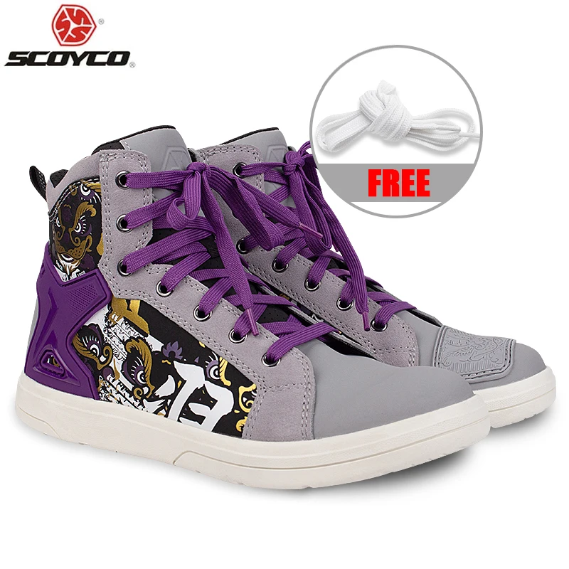 SCOYCO-Motorcycle-Boots-Men-Botas-Moto-Thicken-Shoes-Motocross-Boot ...