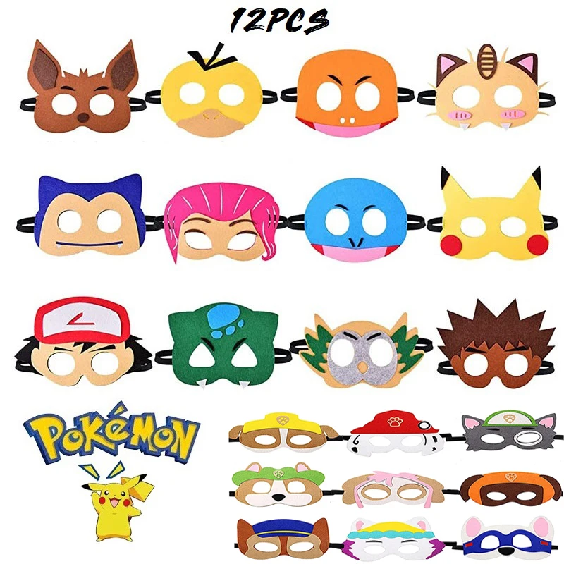 10PCS-Paw-Patrol-Dog-Masquerade-Toys-Kids-Patch-Cartoon-Puppy-Mask ...