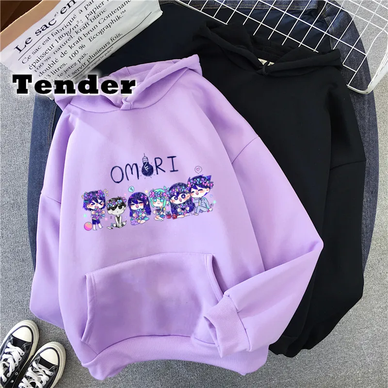 Jogos-omori-hoodies-mulheres-kawaii-inverno-quente-streetwear-engra-ado ...