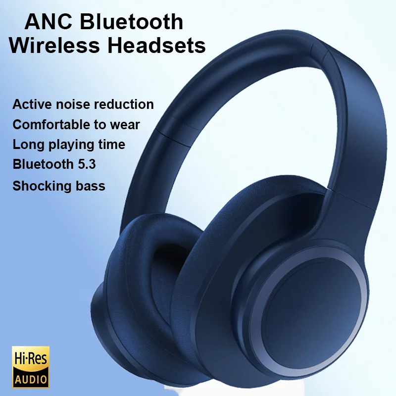 Active Noise Cancelling Bluetooth Headphones ANC High Quality Bluetooth ...