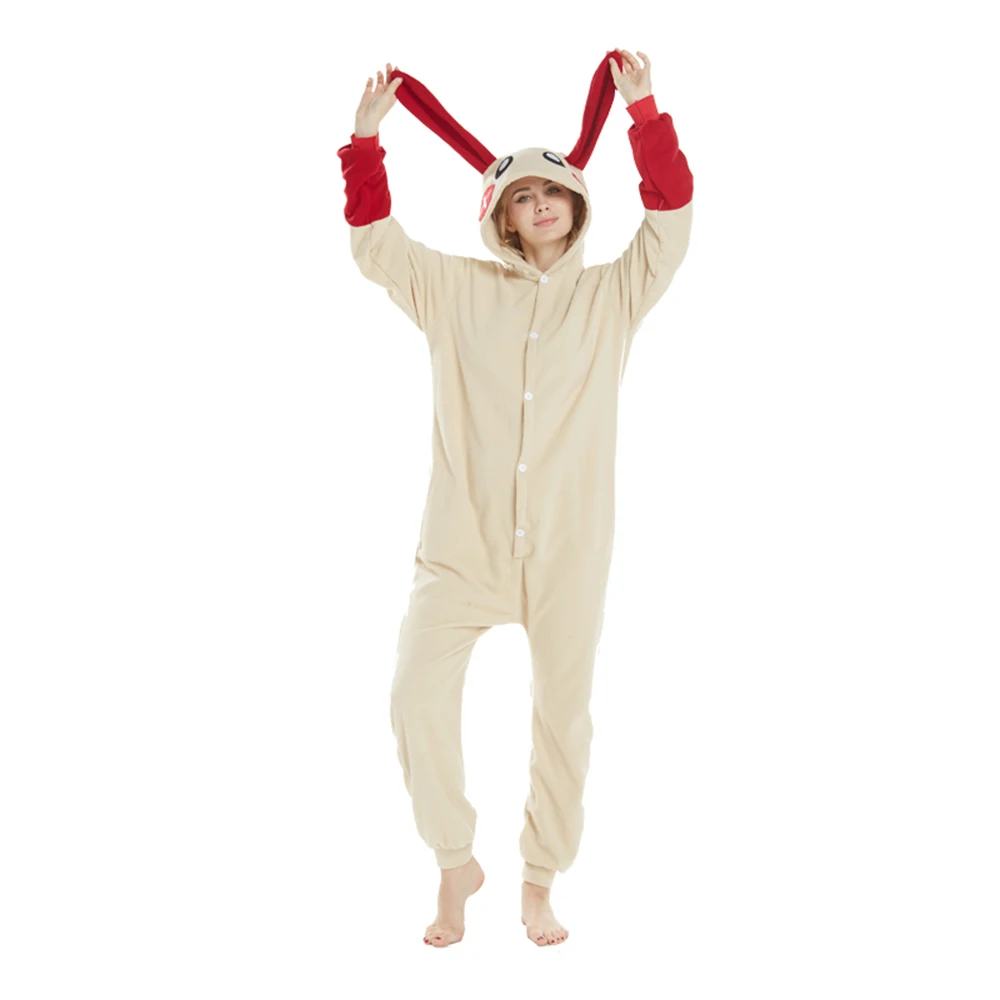 Plusle Pokemon Onesie Kigurumi Pajama For Adults - KawaiiMerch.com