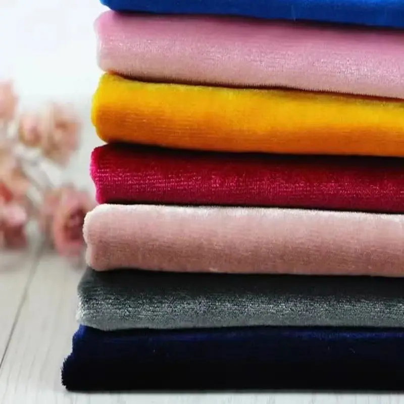 High-Quality-4-sided-Stretch-Velvet-Fabric-Silky-Smooth-By-The-Meter ...