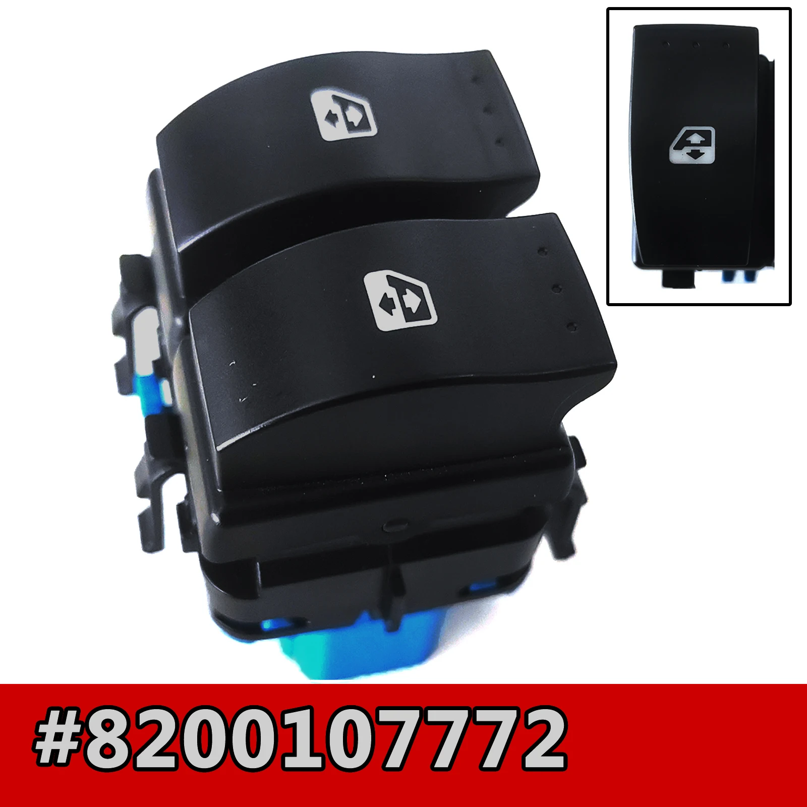 10 Pins Electric Window Switch 8200107772 For Renault Megane II SCENIC ...