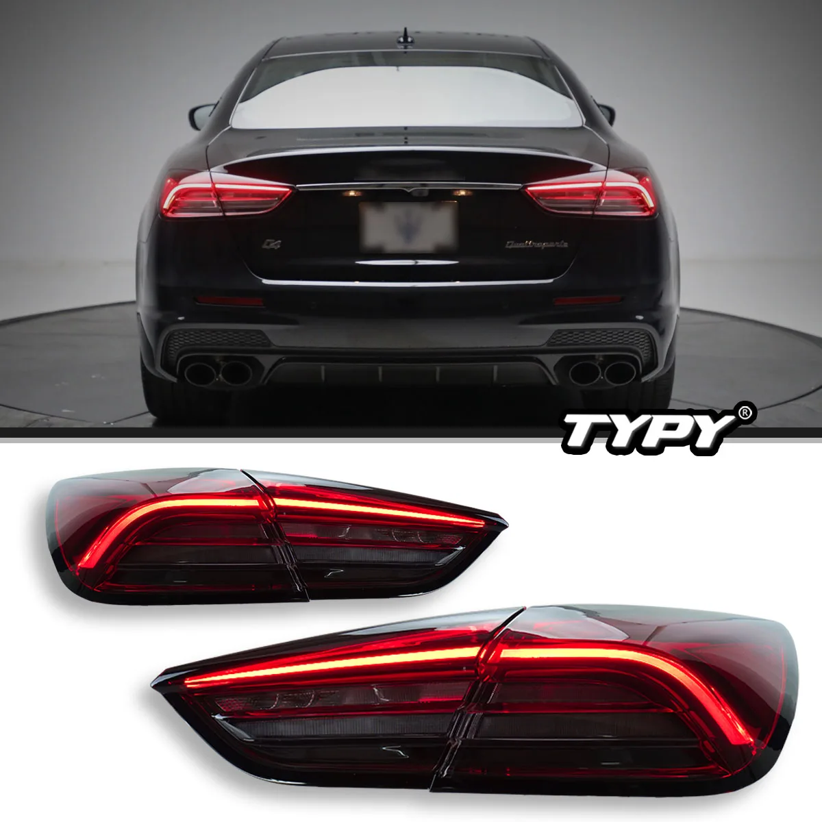 Car-LED-Tail-Lights-Assembly-For-Maserati-Quattroporte-2013-2021 ...