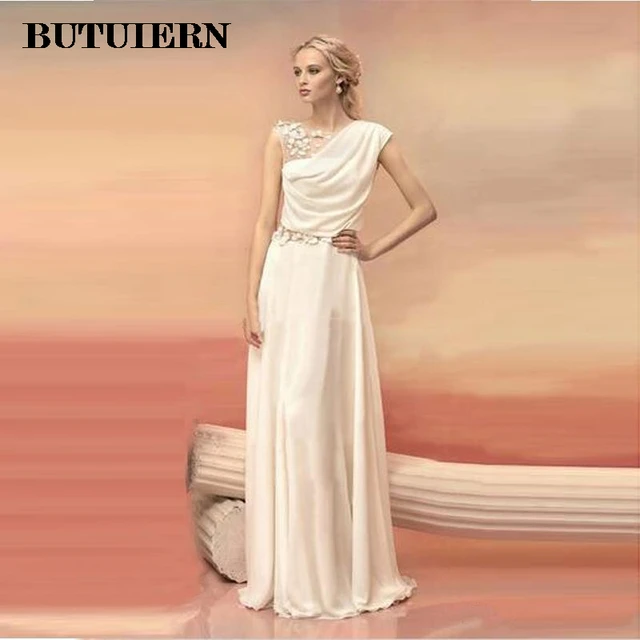 Grecian Prom Dresses With Sleeves