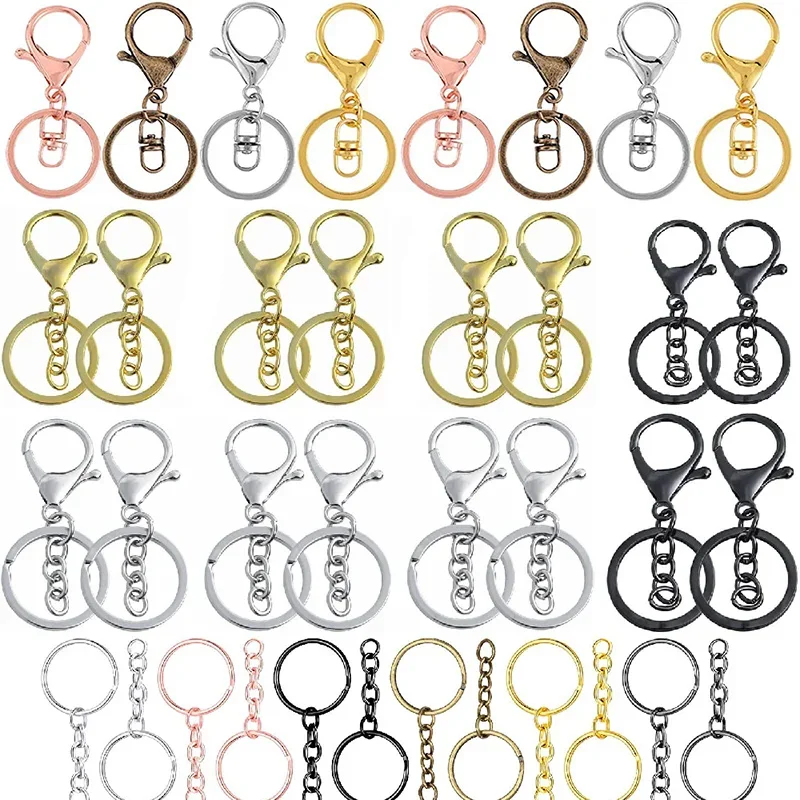 2-4Pcs-Lobster-Clasp-Keychain-Lobster-Trigger-Swivel-Lanyard-Snap-Key ...