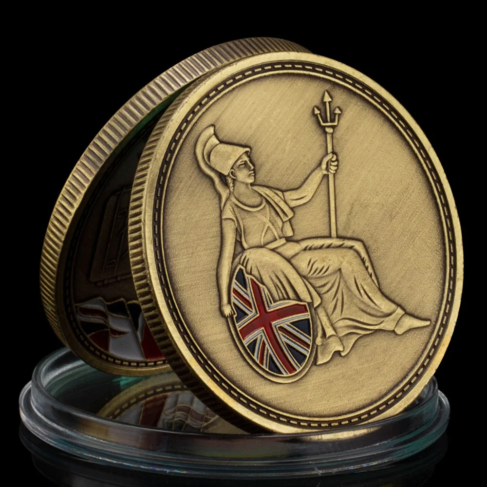 British Assault Rifle SA80 Souvenir Coin Copper Plated Weapon ...