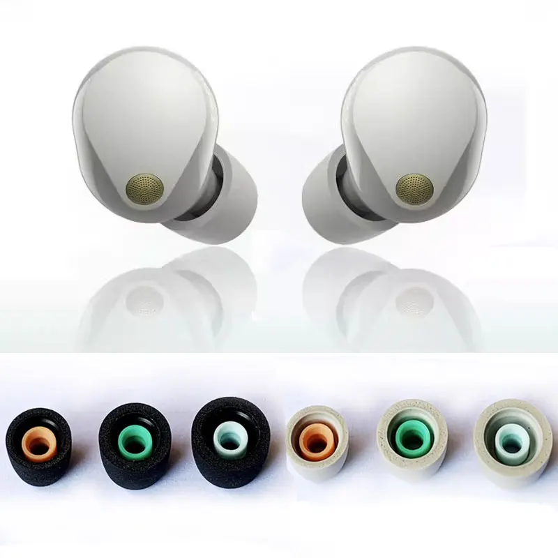 For-Sony-WF-1000XM5-Memory-Foam-Eartips-Noise-Reduction-Anti-slip-Ear ...