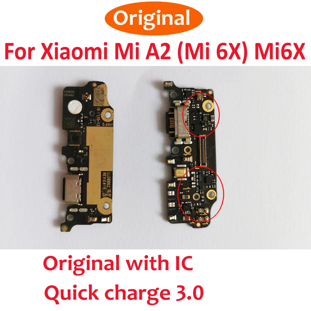 Original-USB-Charging-Port-Charge-Board-For-Xiaomi-Mi-A2-MiA2-Mi-6X ...