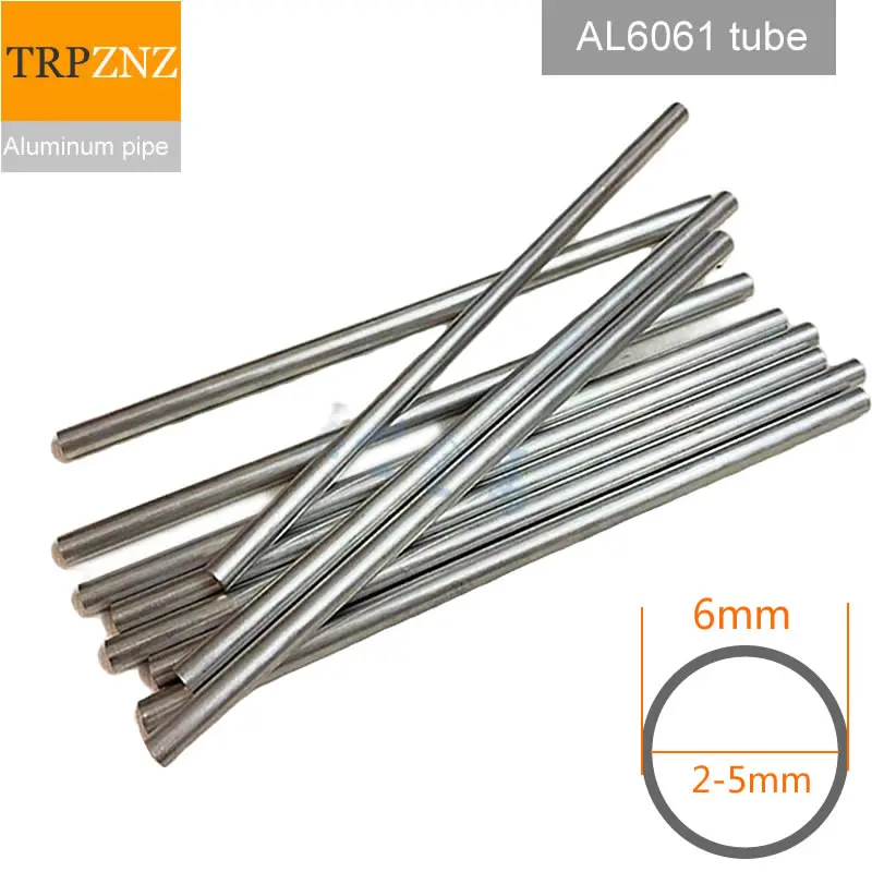 Od6mm,6061 Aluminum Tube Pipe,outer Diameter 6mm,inner Diameter 5mm,4m ...