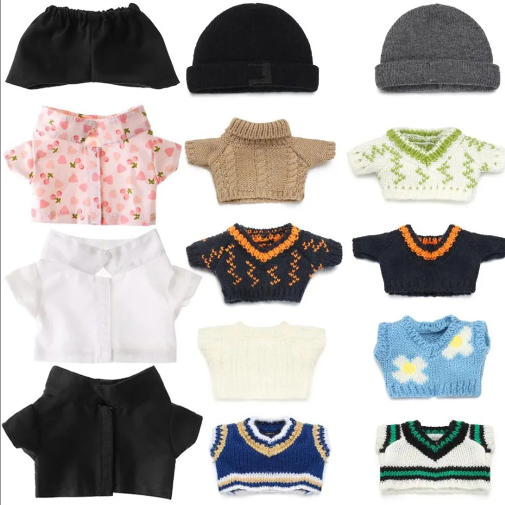 Doll Clothes for 20cm Dolls Plush Doll's Clothing Sweater Stuffed Toy ...