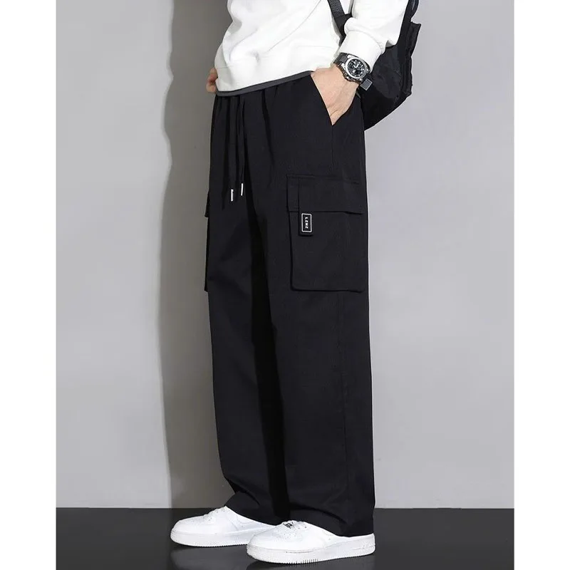 New-Spring-Fashion-Brand-Korean-Youth-Japanese-Work-Pants-Loose-and ...