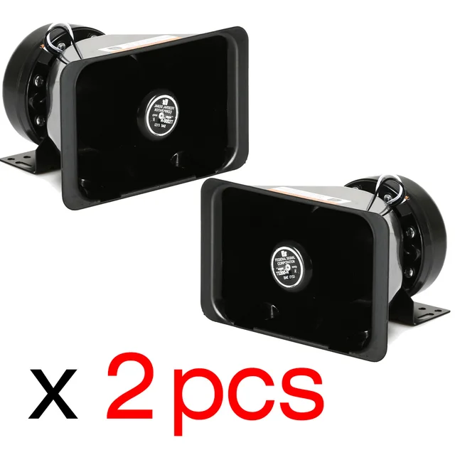 600W Car Warning Alarm control box 18 Sound Police Firetruck Siren ...