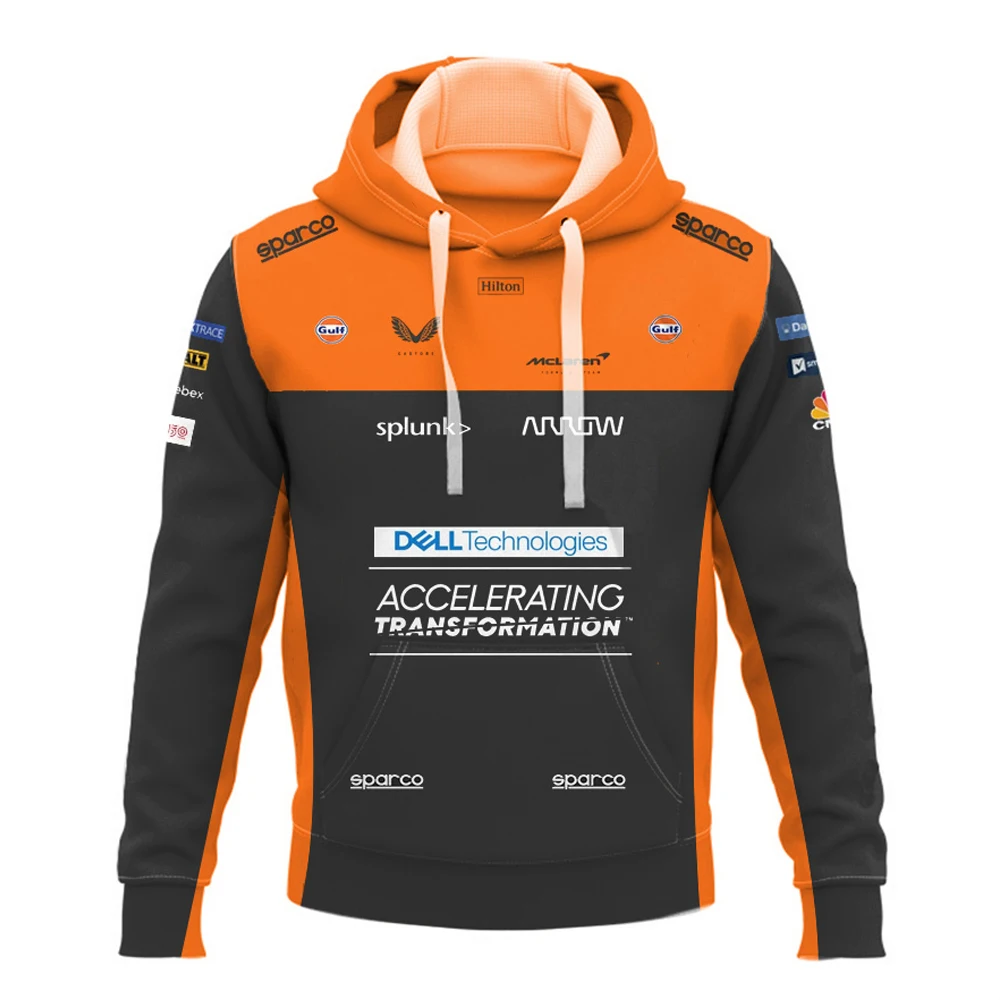 Hot F1 McLaren Hoodie Formula One Team Car Racing 3D Print Gulf Men ...